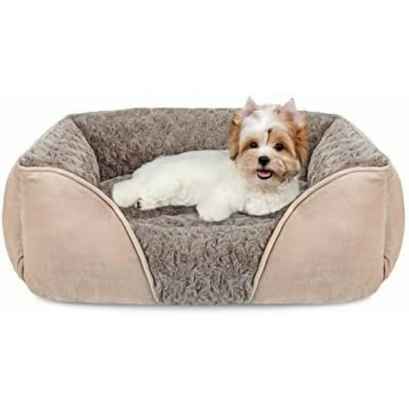 Small Dog Bed for Medium to Large Dogs - Rectangle, Orthopedic, Soft ...