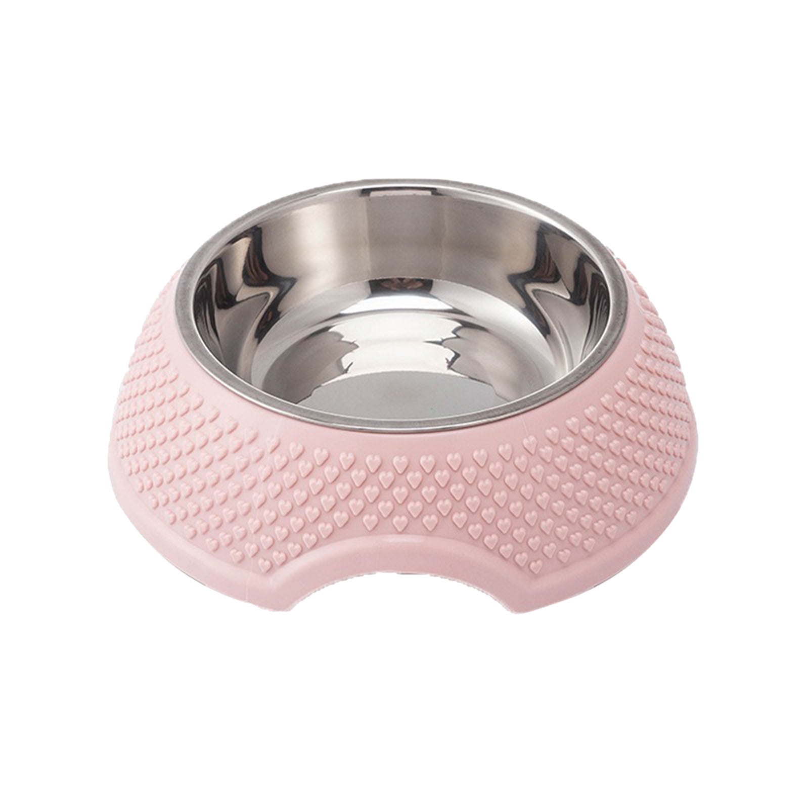 Elevated Whisker Friendly Pet Food Bowl Angled Design Stainless Steel ...