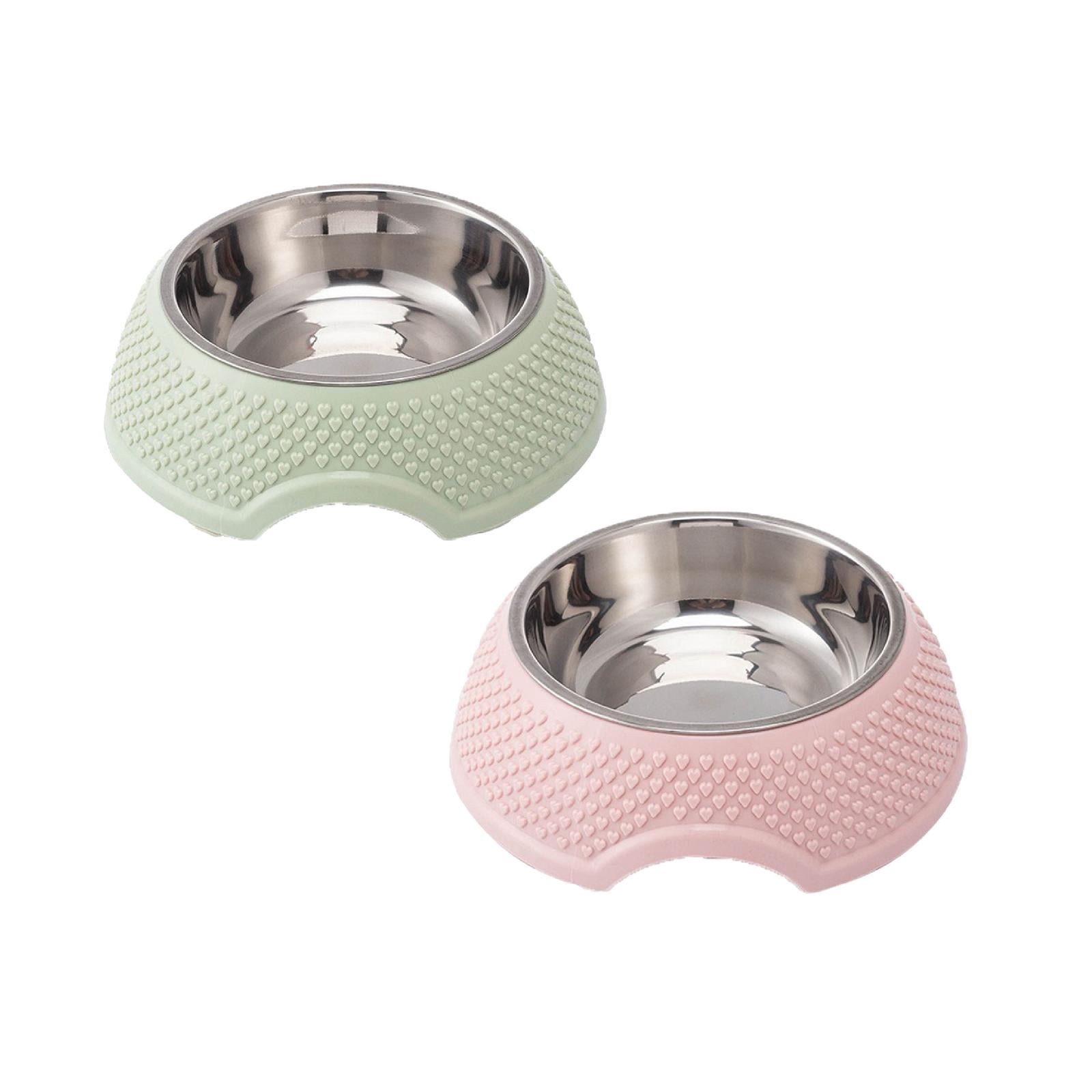 Small Dog Cat Bowls Elevated Whisker Friendly Dog Cat Food Bowls For ...