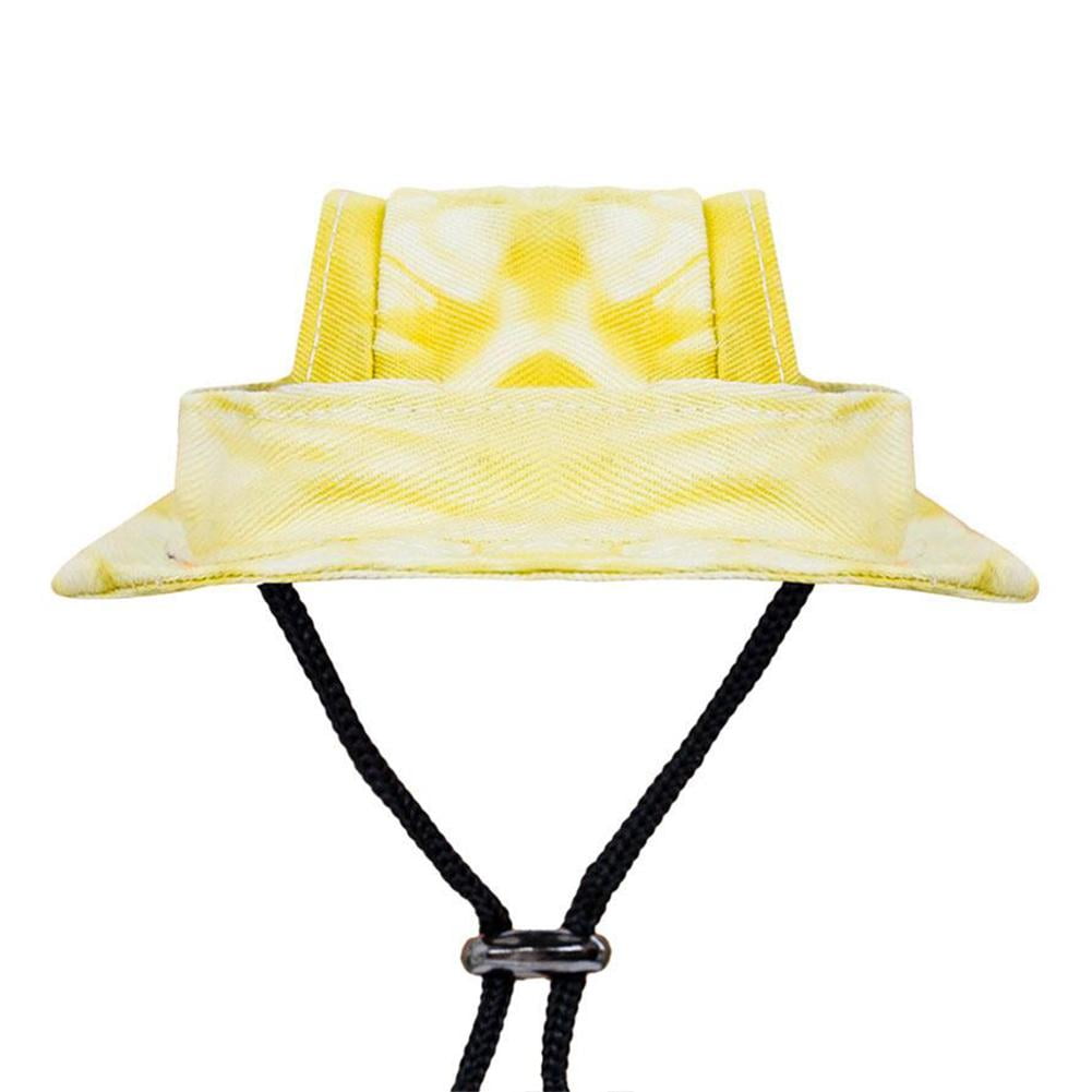 Small Dog Cat Hats Cat Cowboy Hat with Ear Holes Tiny Pet Birthday ...