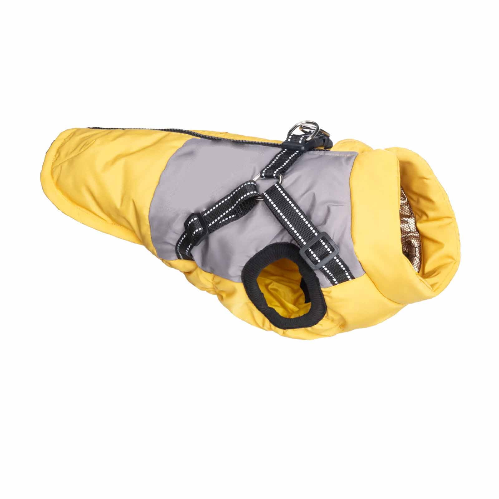 Small Dog Coat with Harness Built in for Winter, Waterproof Puffer ...