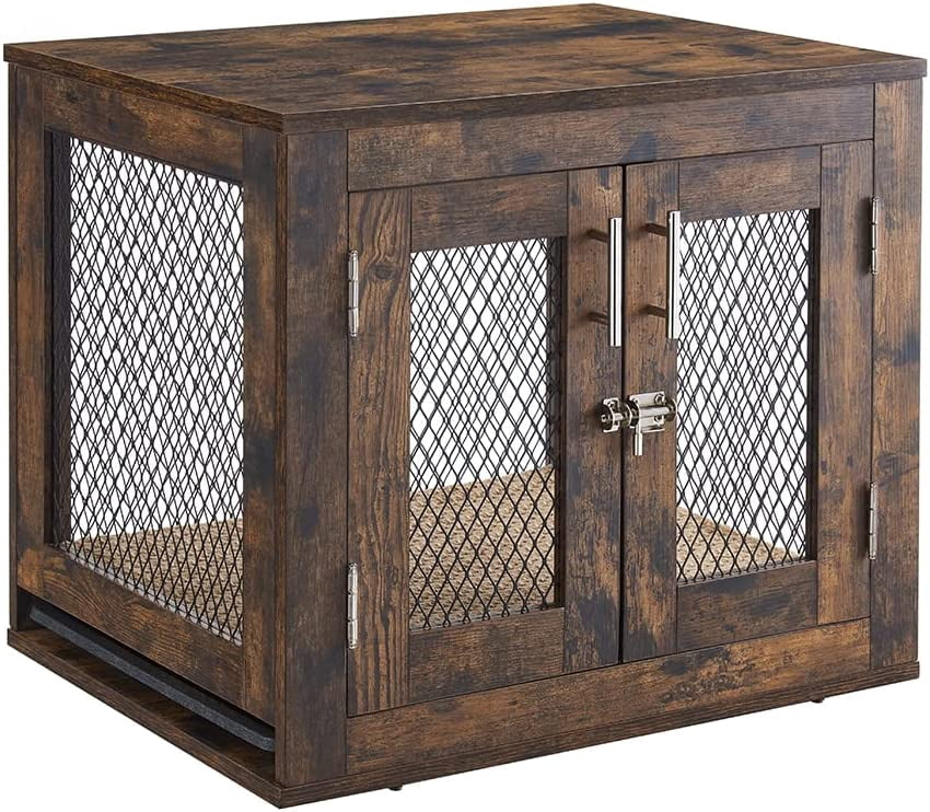 Small Dog Crate Furniture with Tray for Dogs, Cats, Min Pigs, Rabbit ...