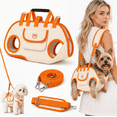 Small Dog Lift Harness & Backpack Carrier, Adjustable Breathable Sling ...