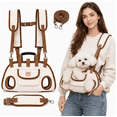 Small Dog Lift Harness & Backpack Carrier, Adjustable Breathable Sling ...