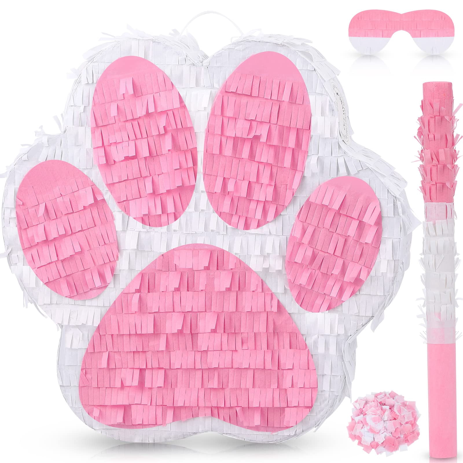 Small Dog Paw Piñata Puppy Birthday Party Supplies Animal Themed ...