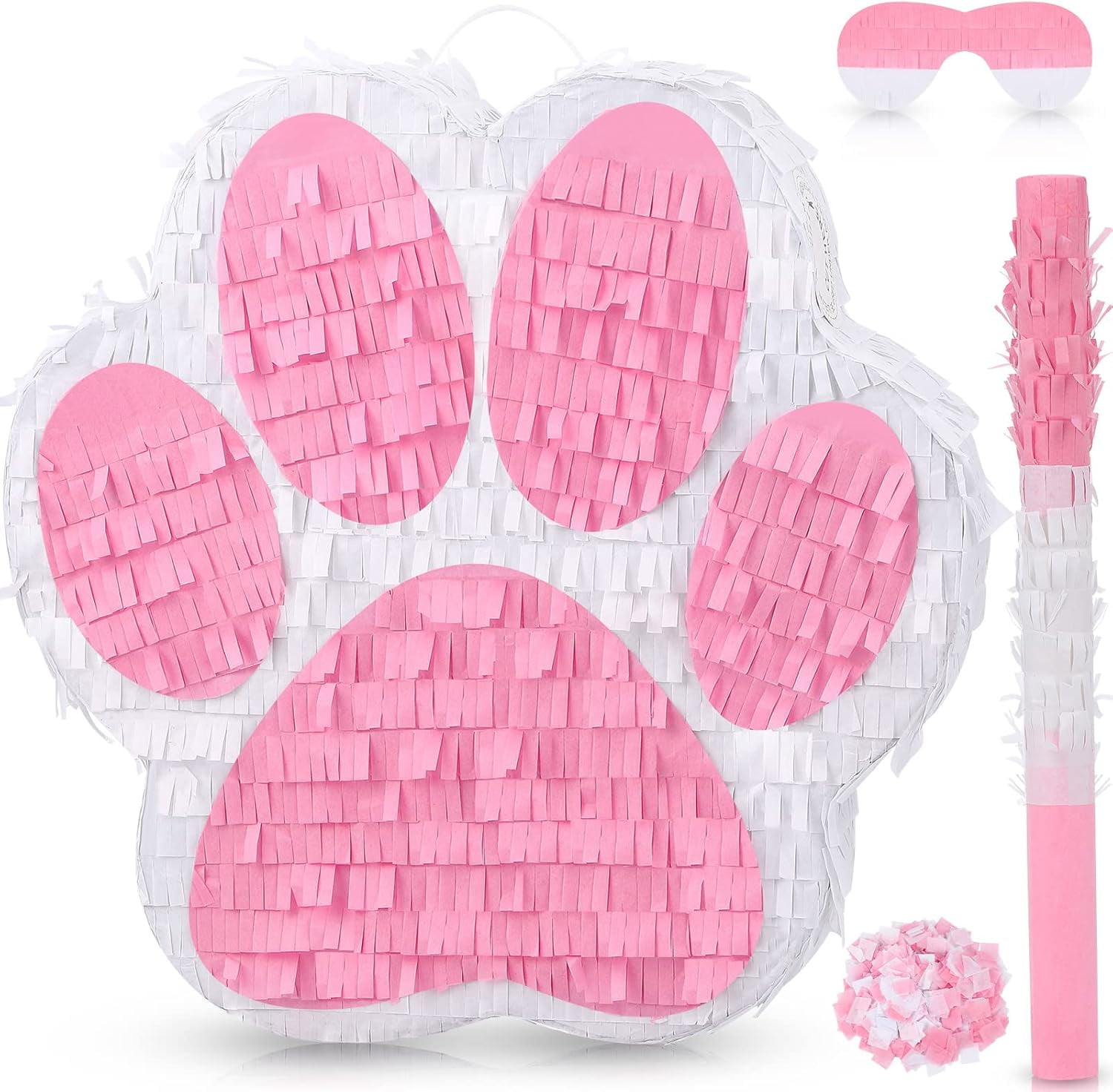 Small Dog Paw Piñata Puppy Birthday Party Supplies Animal Themed ...