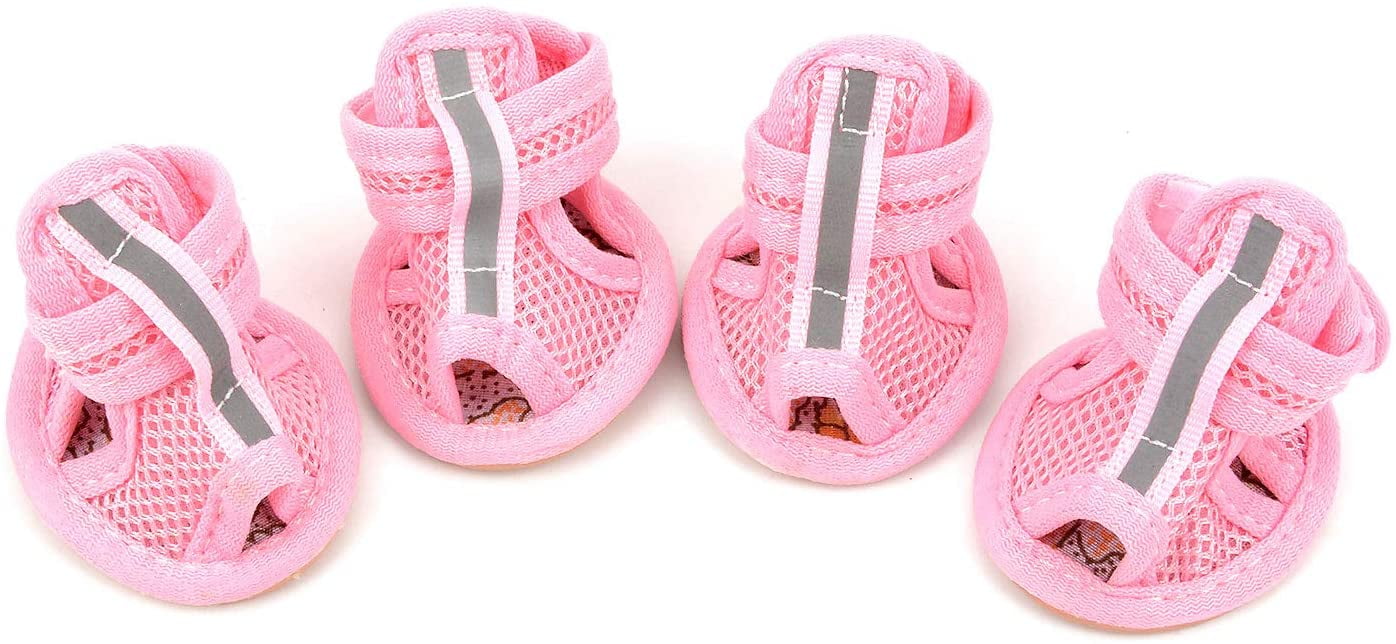 Small Dog Sandals Water Resistant Summer Paw Protector Anti-Slip Shoes ...