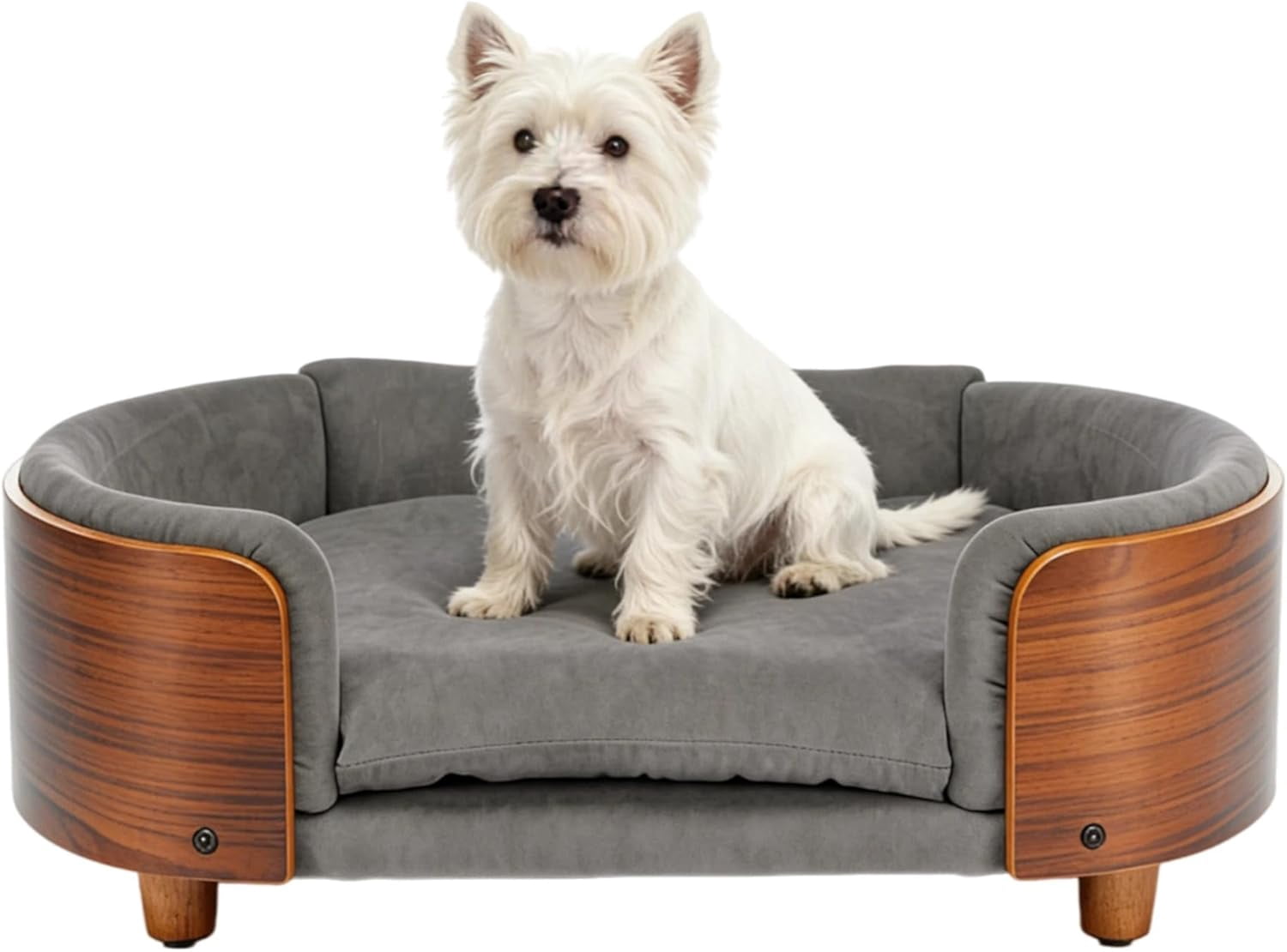 Small Dog Sofa Bed with ; Soft Foam Removable Washable Cover Elevated ...