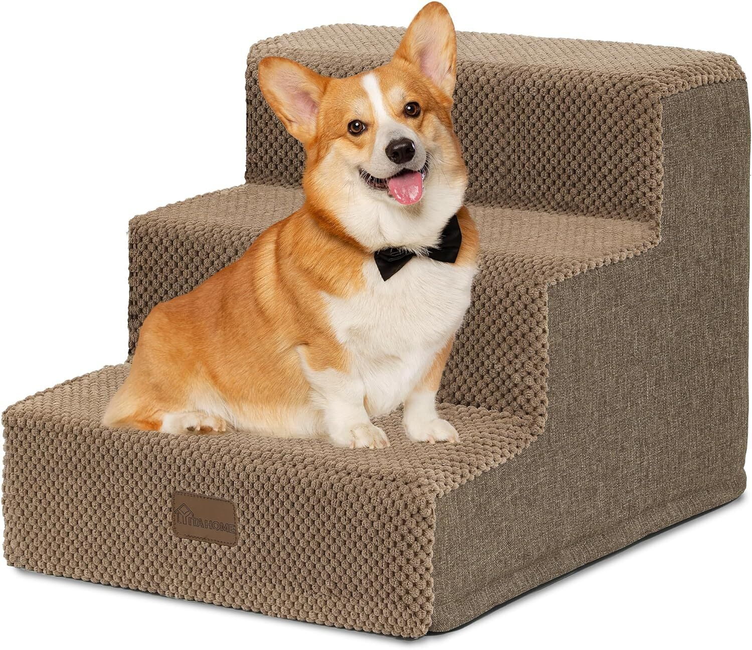 Small Dog Stairs Pet Stairs Pet Steps for Bed and Couch with Support ...