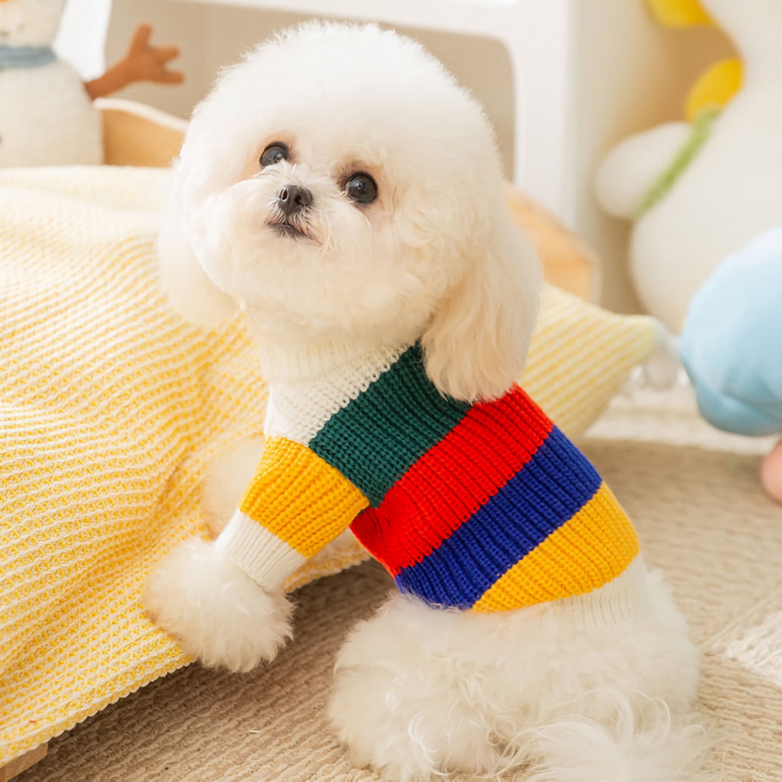 Small Dog Sweaters, Dog Sweaters for Medium Dogs Girls Boys, Turtleneck ...