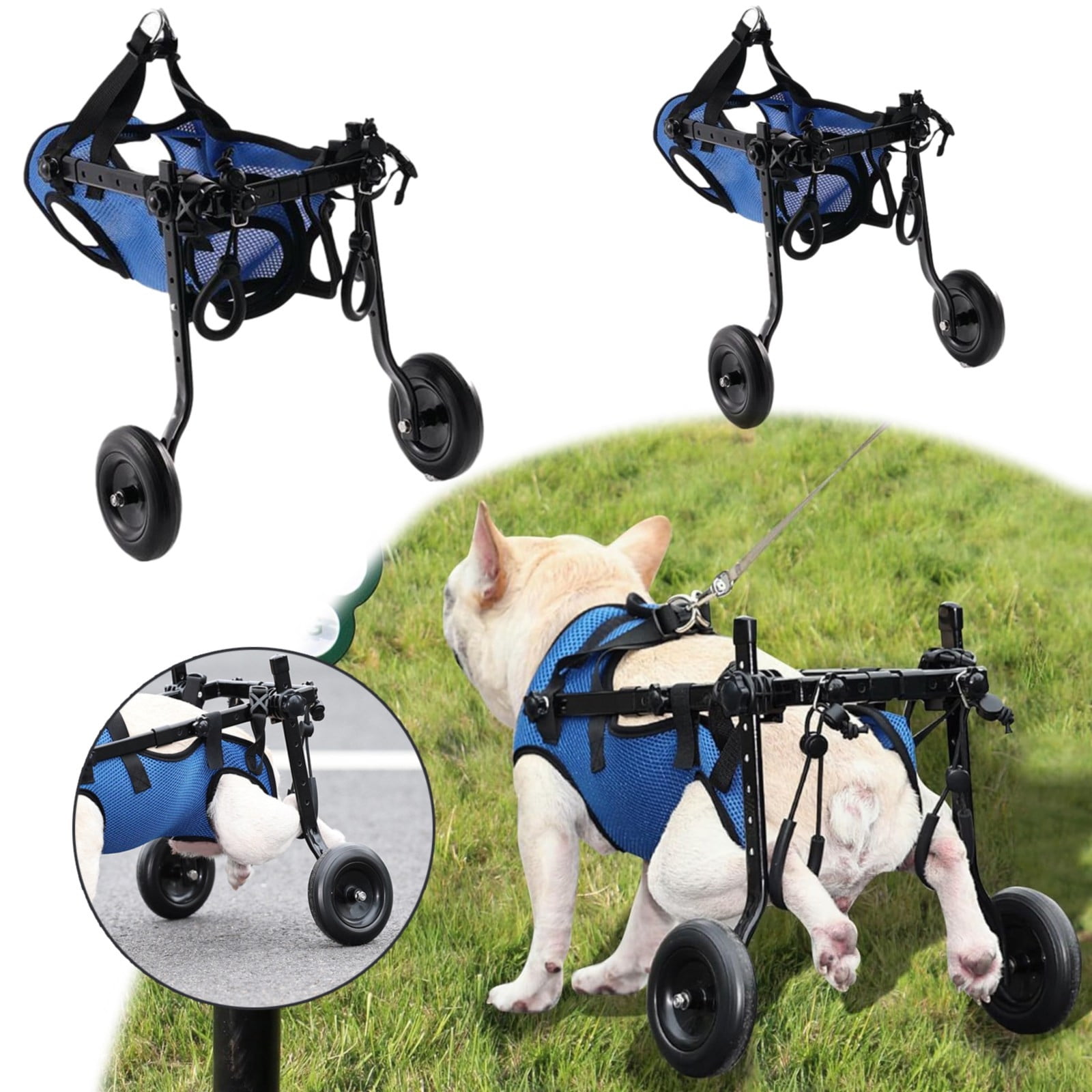 Small Dog Wheelchair For Back Legs, Adjustable Dog Wheelchairs ...
