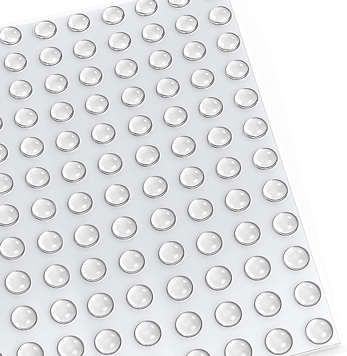 Small Door Bumpers Self-Adhesive Clear Rubber Feet Tiny Bumpons 1/4 ...