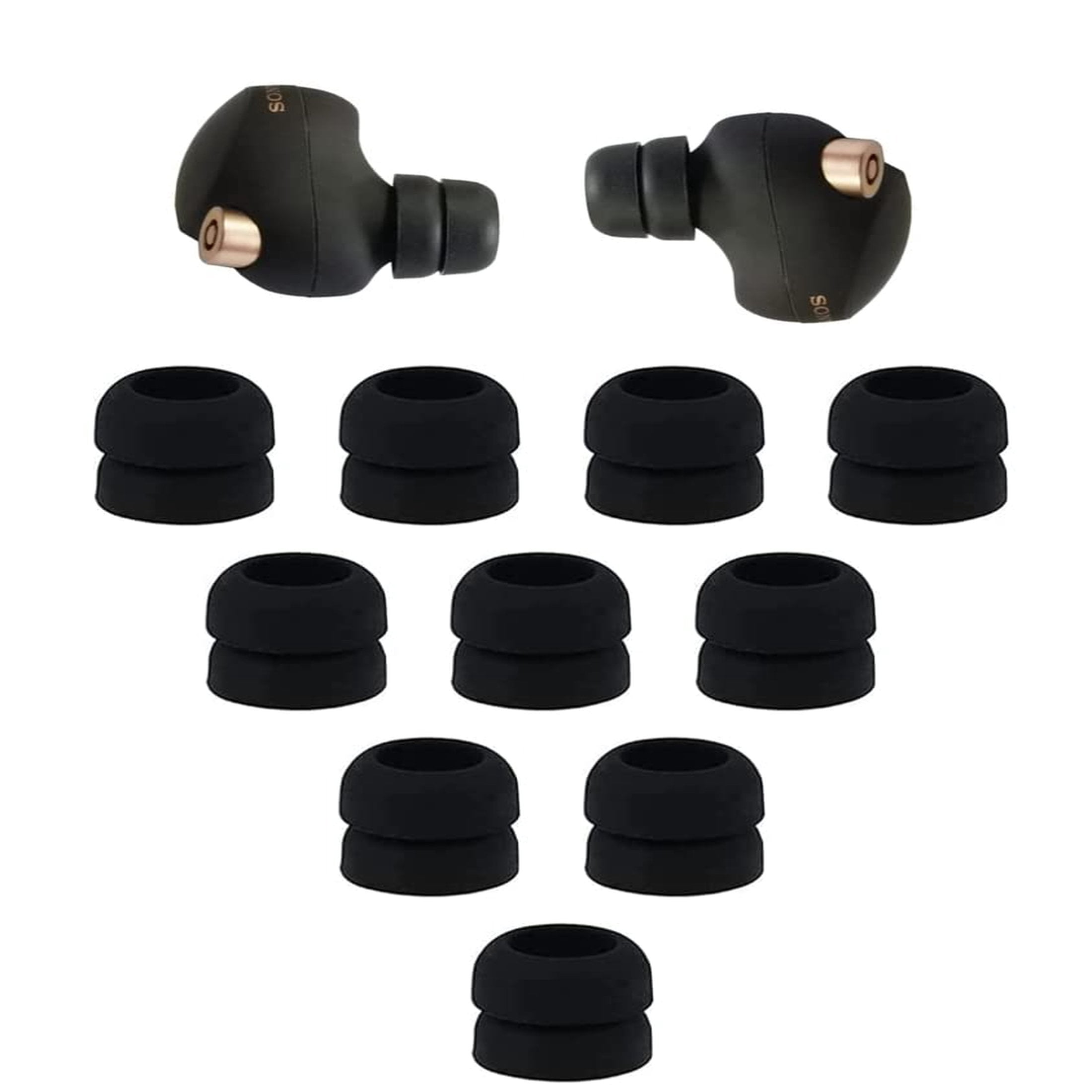 Small Double Flange Ear Tips for Sony WF-1000XM4/1000XM3 Noise ...