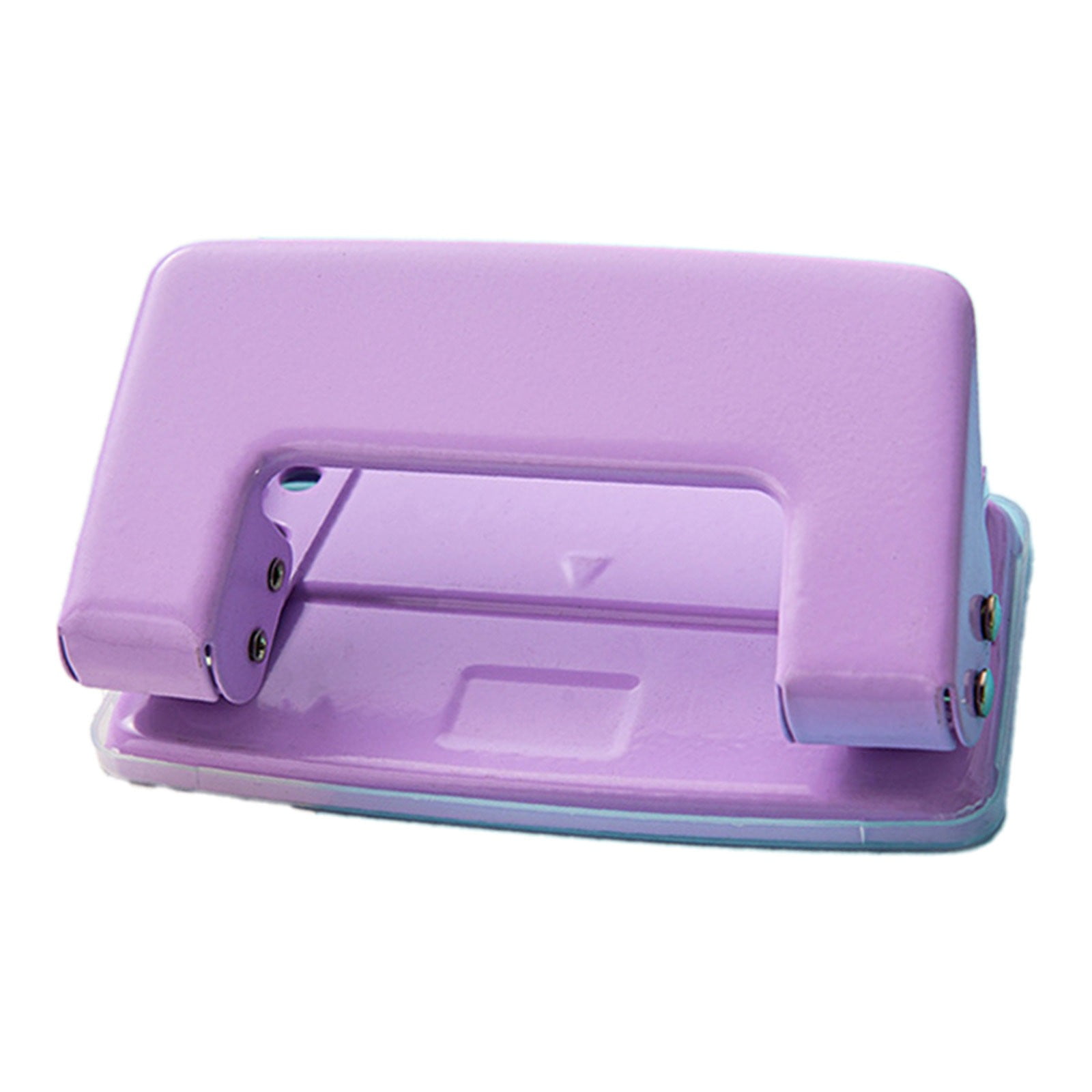 Small Double-Hole Punching Machine, Lavender|Hole Punch Plastic Metal ...