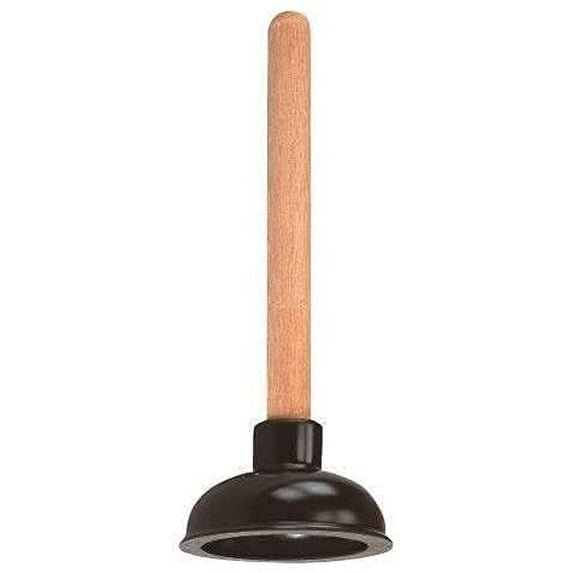 Small Drain Plunger - 4" Rubber Head - Perfect Size for Unclogging Slow ...
