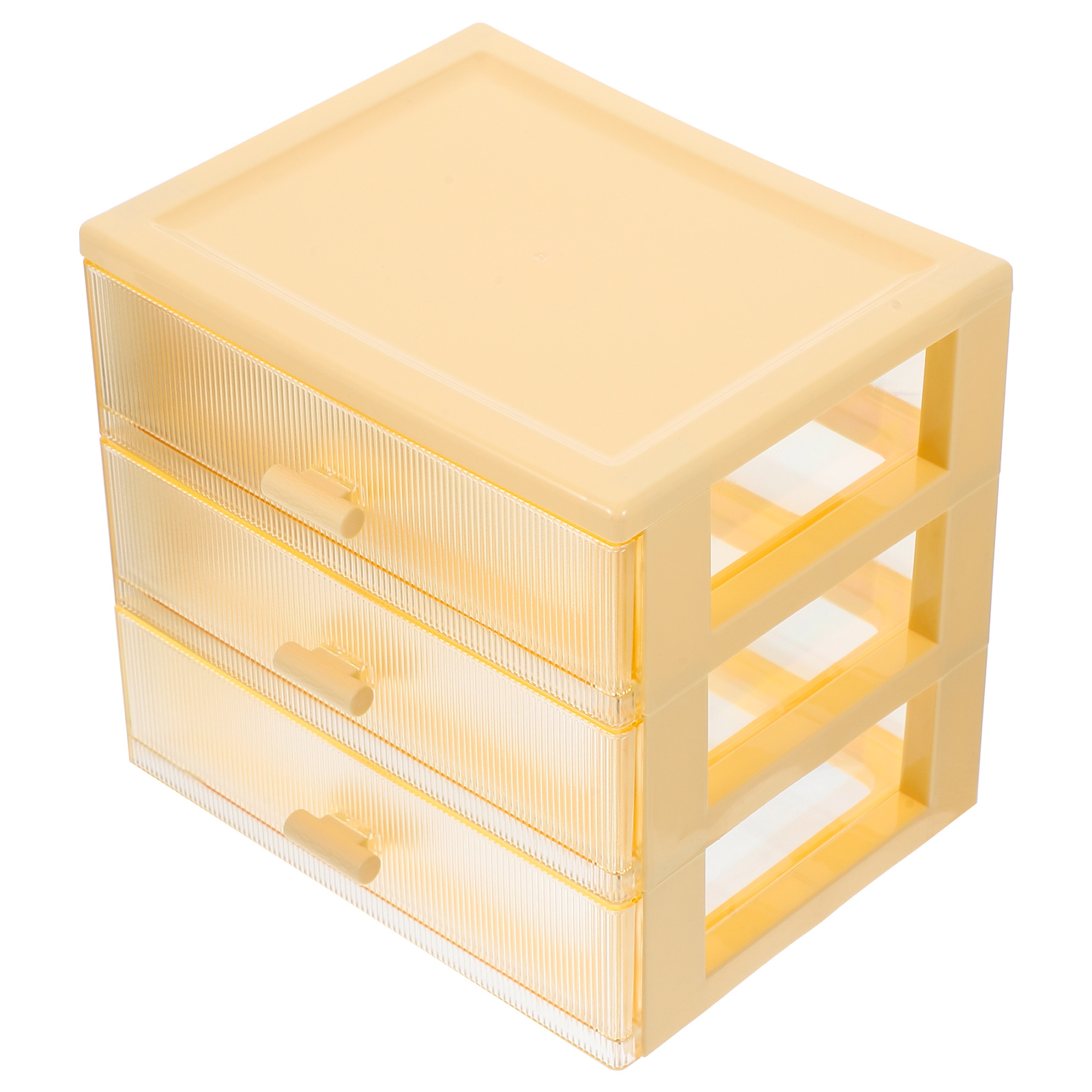 Yellow Desk Organizer with Small Drawers for Efficient Storage and ...