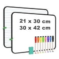 Markers, Fine Tip, Black, 4 Count Mr. Pen Dry Erase Board - 14x11 Inch ...