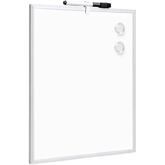 Small Dry Erase Whiteboard, Magnetic Whiteboard with Marker and Magnets ...