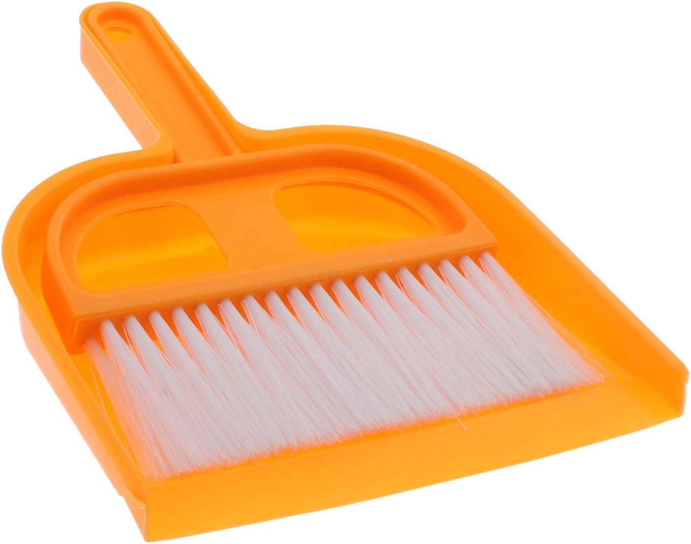 SandT Collection Small Dustpan Set with Brush - Orange - Walmart.com