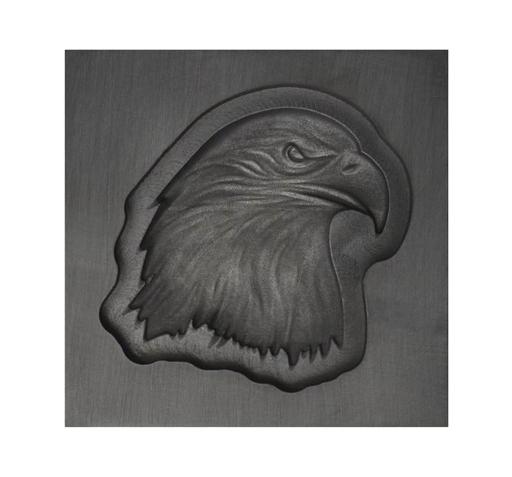 Small Eagle Head 3D Graphite Ingot Mold 30 MM x 30 MM x 5 MM Metal ...
