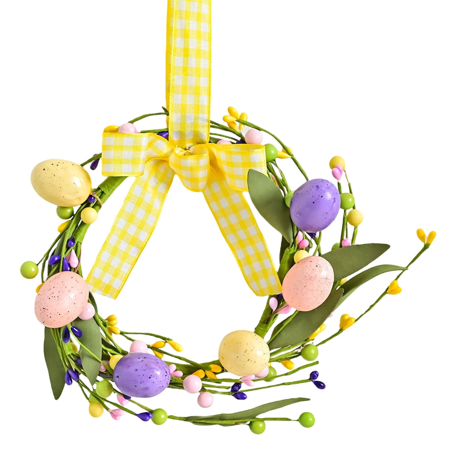 Small Easter Wreaths for Kitchen Cabinet Mini Spring Artificial Easter ...