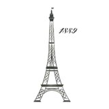 Small Eiffel Tower Wall Stencil SKU #3351A by Designer Stencils ...