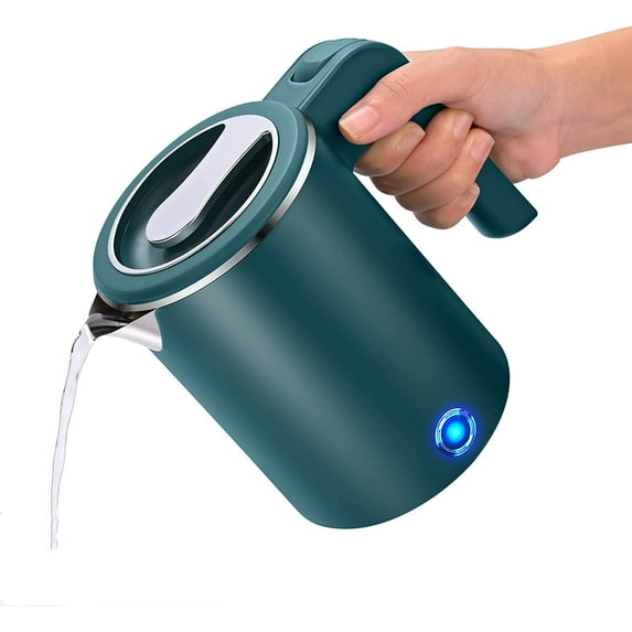 Small Electric Kettles Stainless Steel for Boiling Water, 0.6L Travel ...