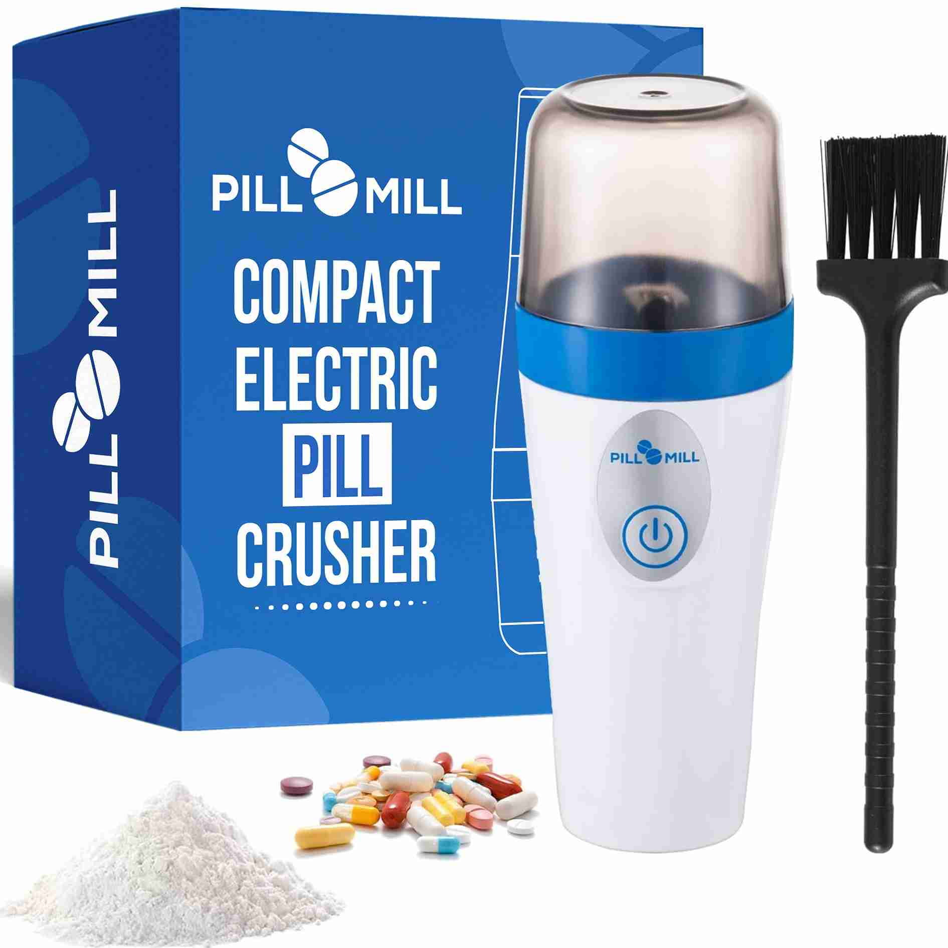 Small Electric Pill Crusher Fine Powder by Pill Mill - Pill Grinder ...