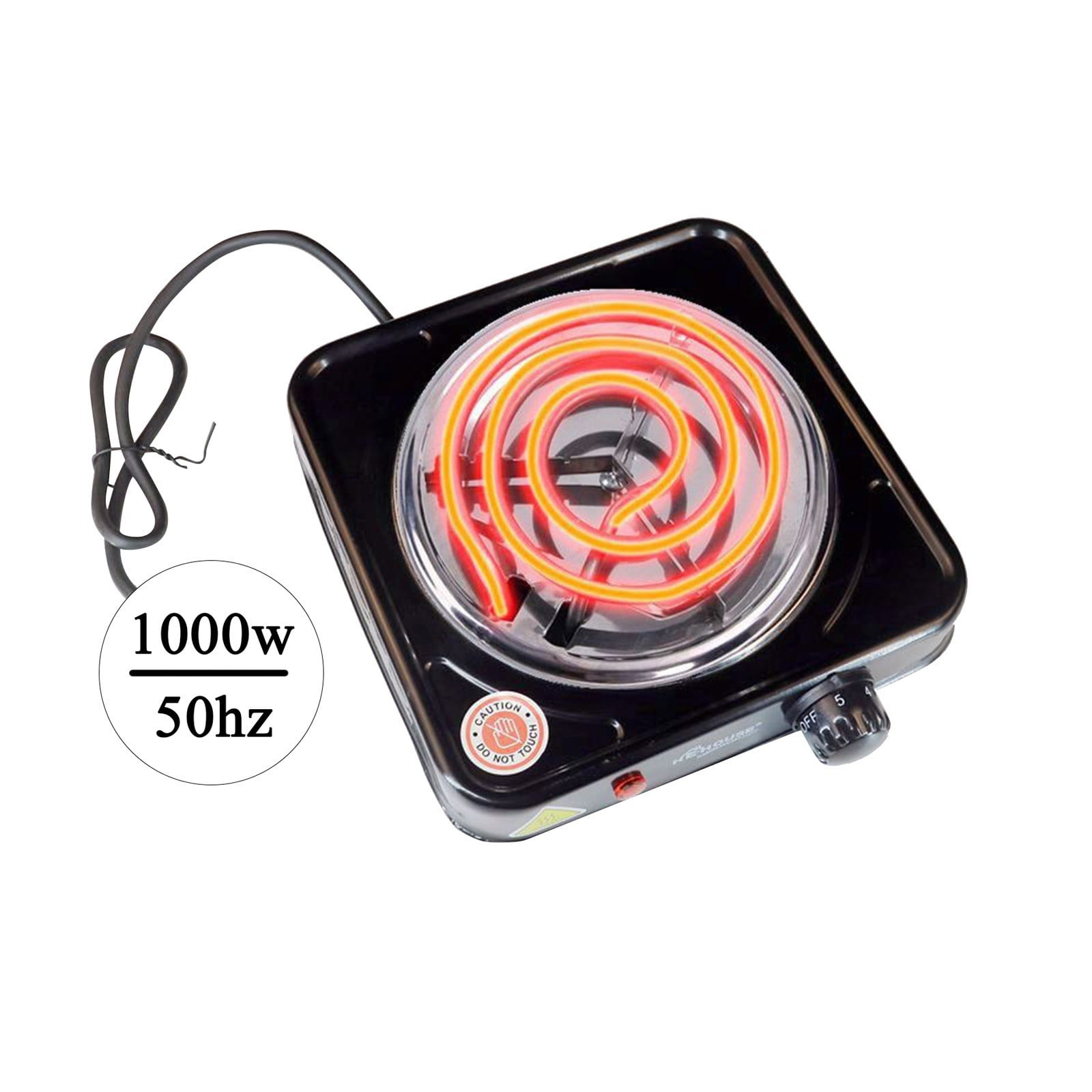 Small Electric Stove 1000W Portable Countertop 8.43" Hot Plate ...