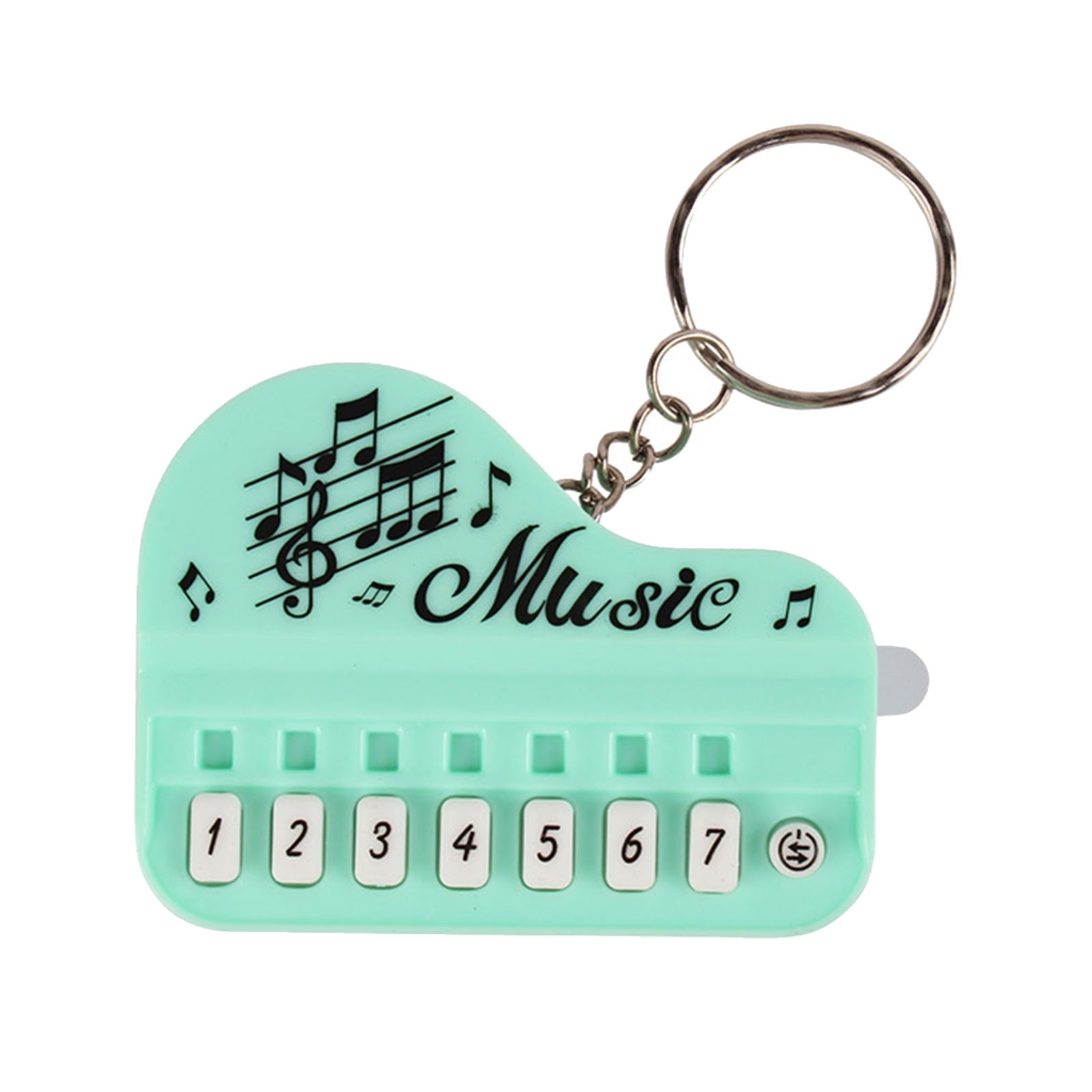 Small Electronic Piano Keychain Miniature Musical Instrument with Light ...