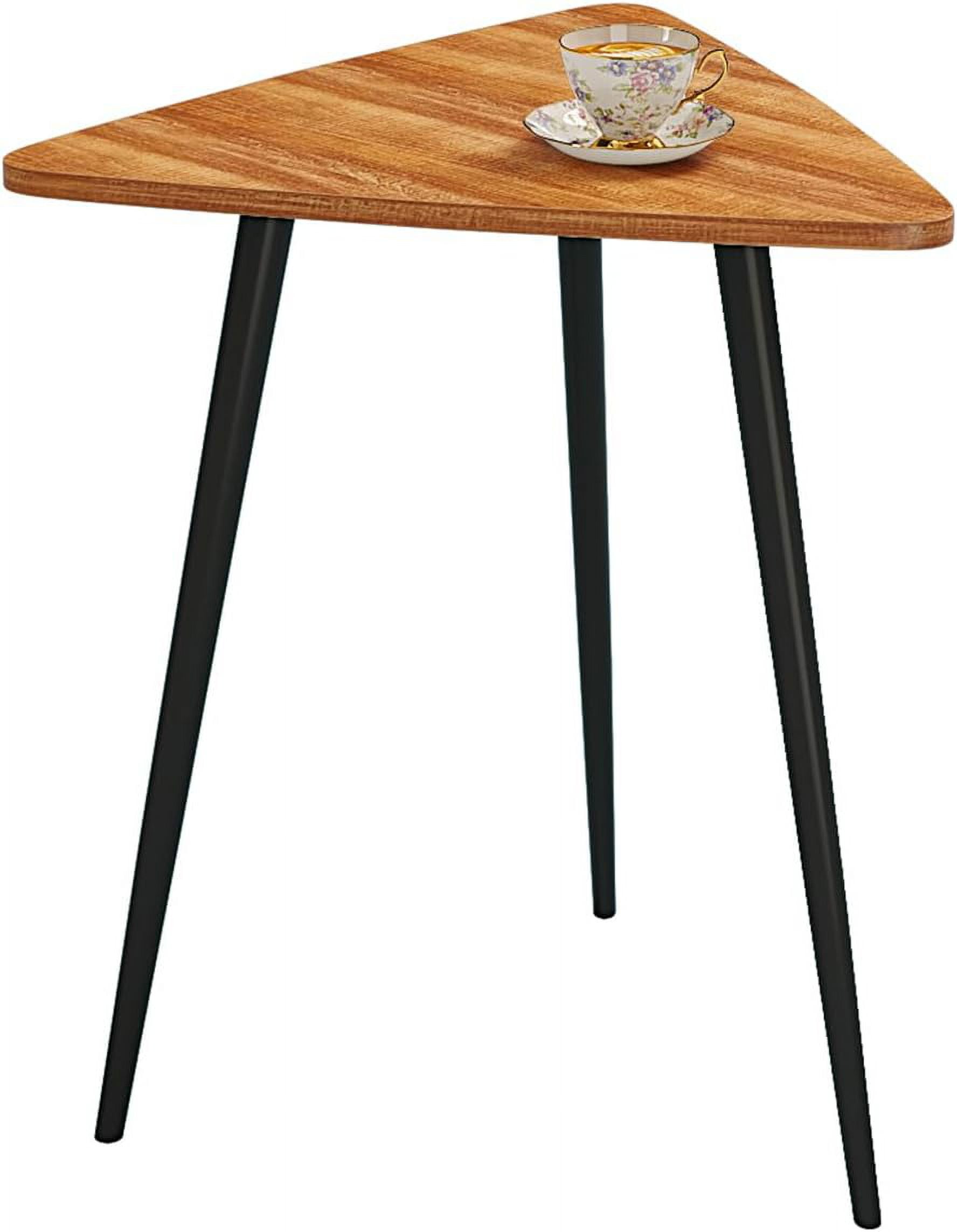 Small End Table Mid Century Triangle Side Table Unique Night Stand ...