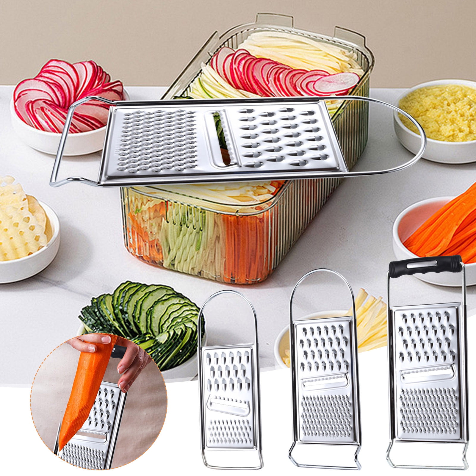 Bksdlh Stainless Steel Potato Planer Shredder, Thickened ...