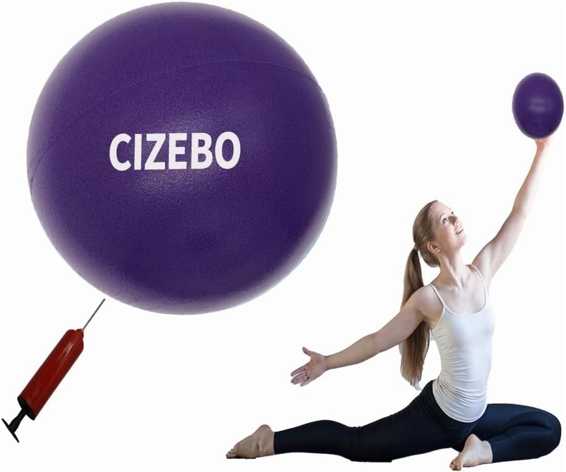 Small Exercise Ball for Between Knees, 6 inch Pilates Ball with Pump ...