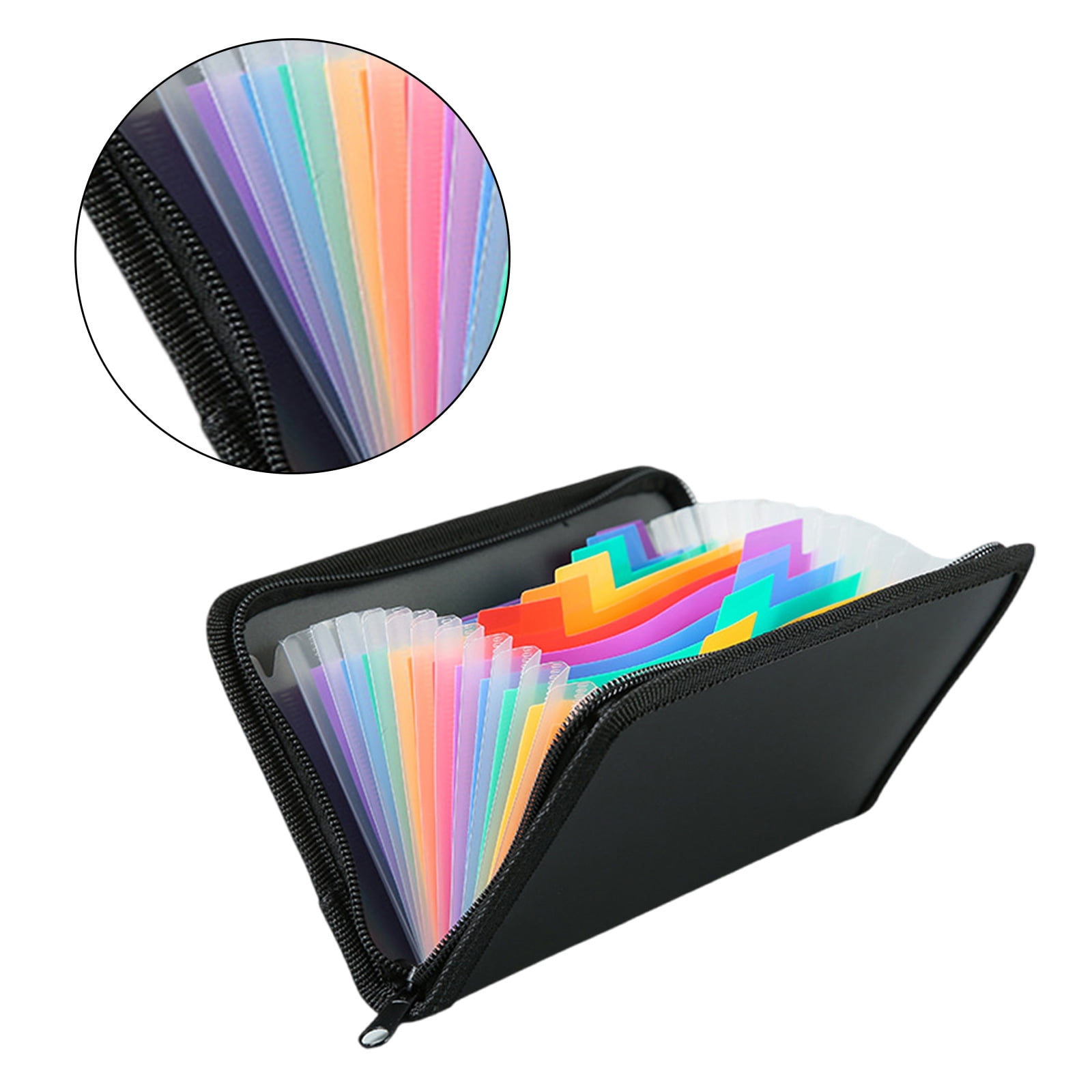 Small Expandable File Folder Accordion Folder 13 Pocket Receipt Coupon ...