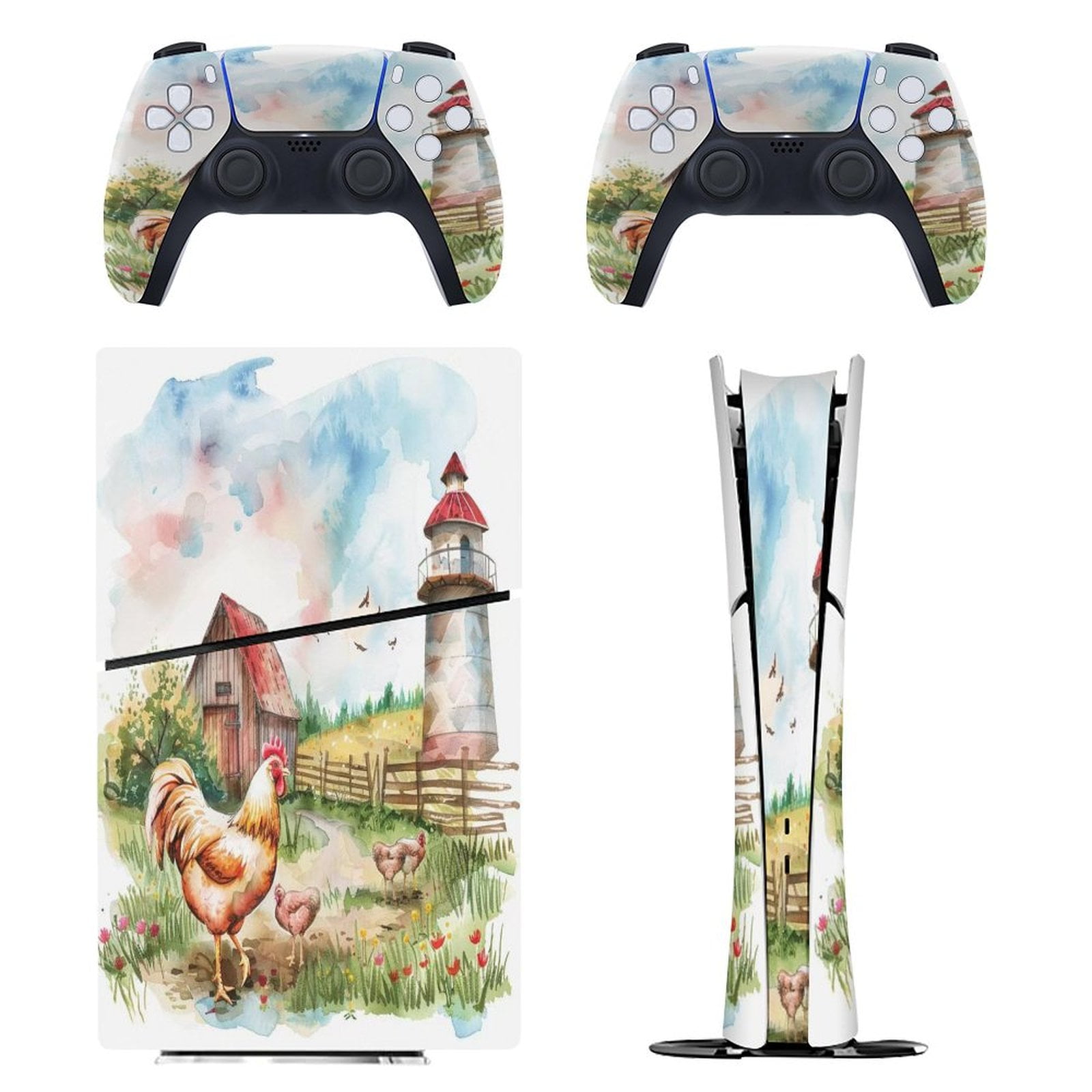 Small Farm House for Chicken PS5/PS5 Slim Digital Disc Skin Sticker For ...