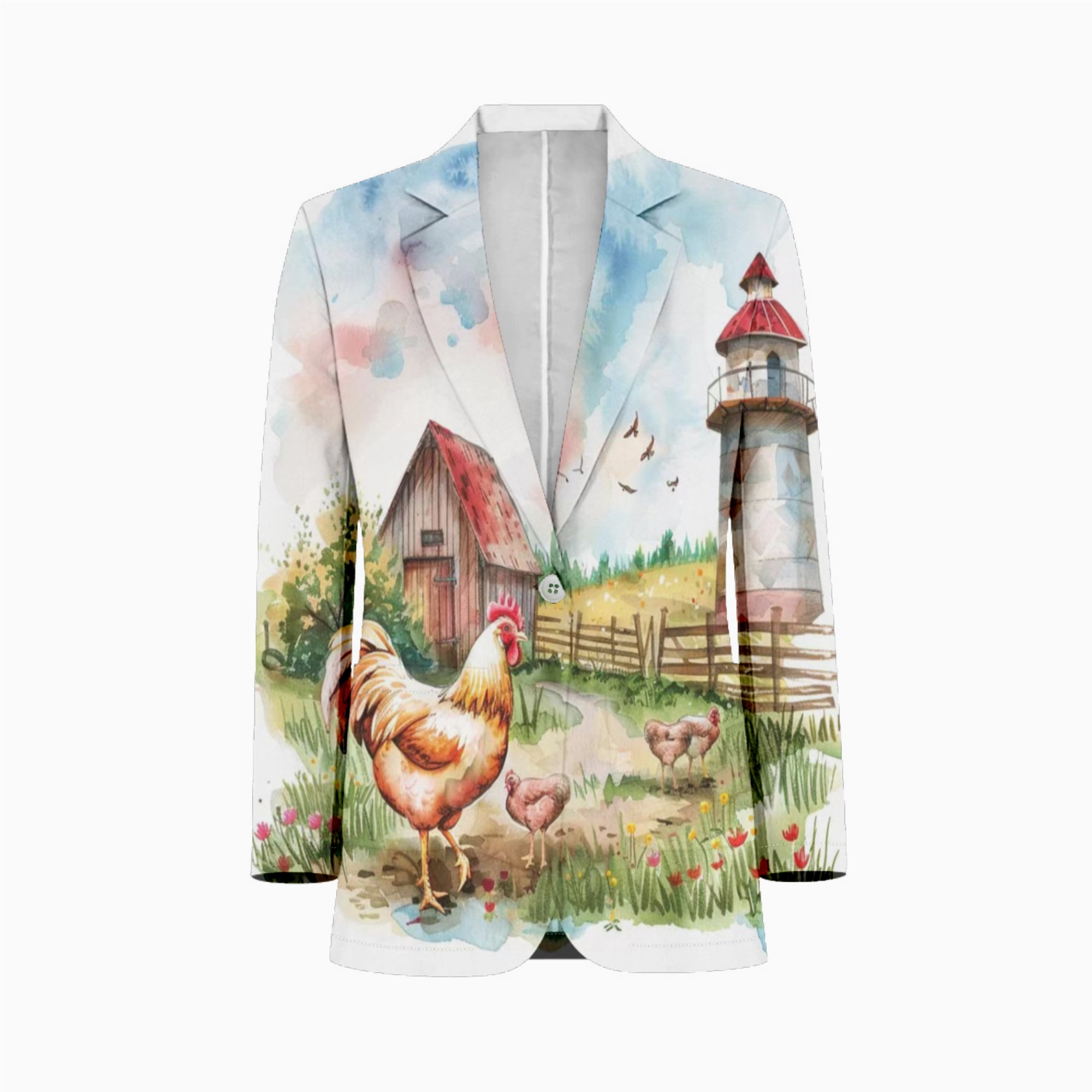 Small Farm house for Chicken Customized Men's Suits full man Shawl ...