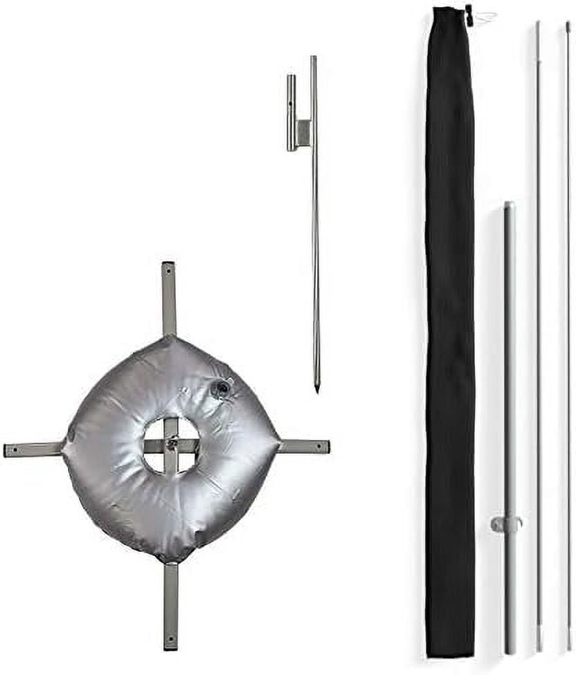 Small Feather Flag Pole Kit – Flag Pole Set Includes (3) Pole Pieces ...