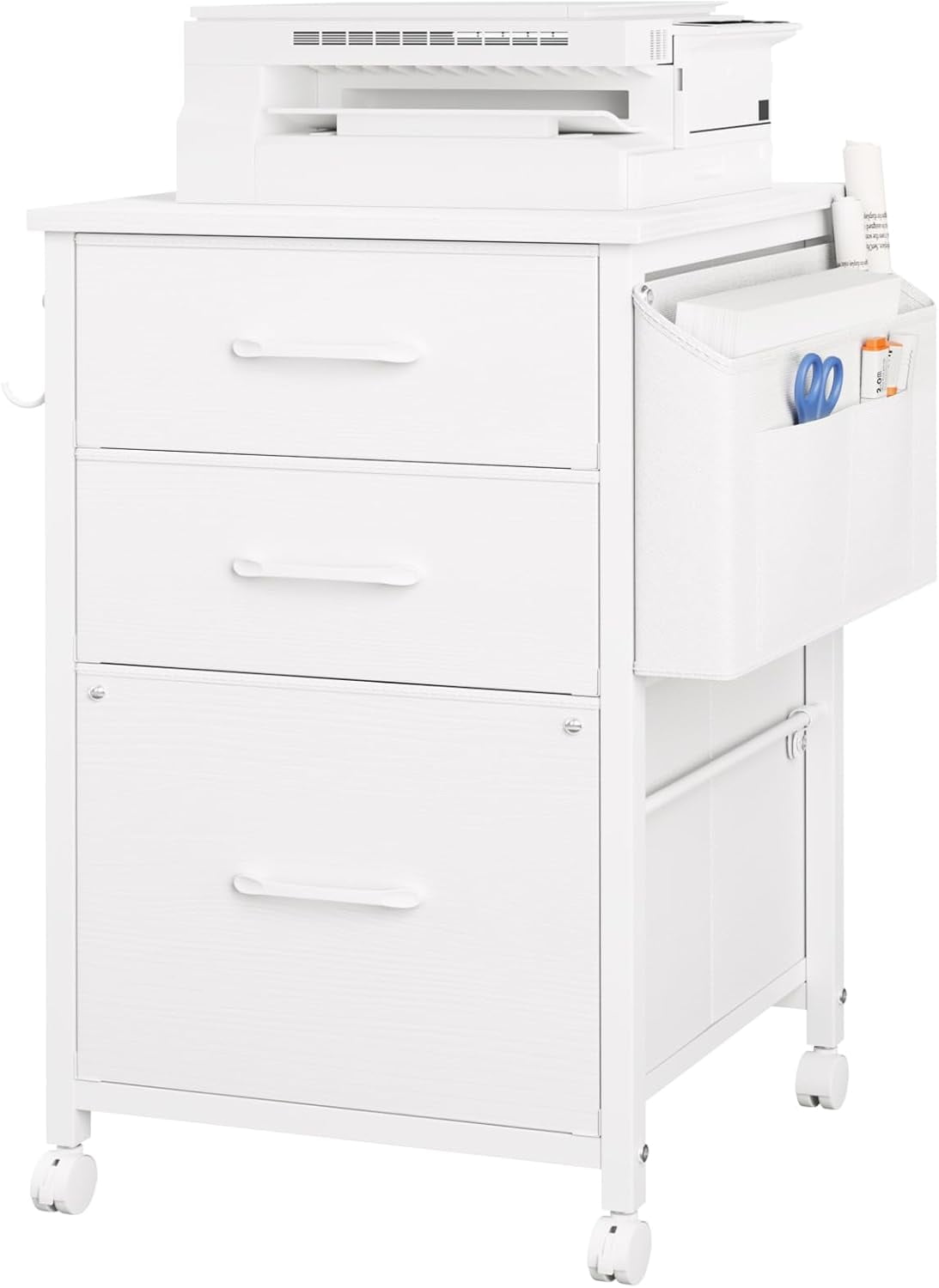 Small File Cabinets for Home Office - 3 Drawer Filing Cabinet Organizer ...