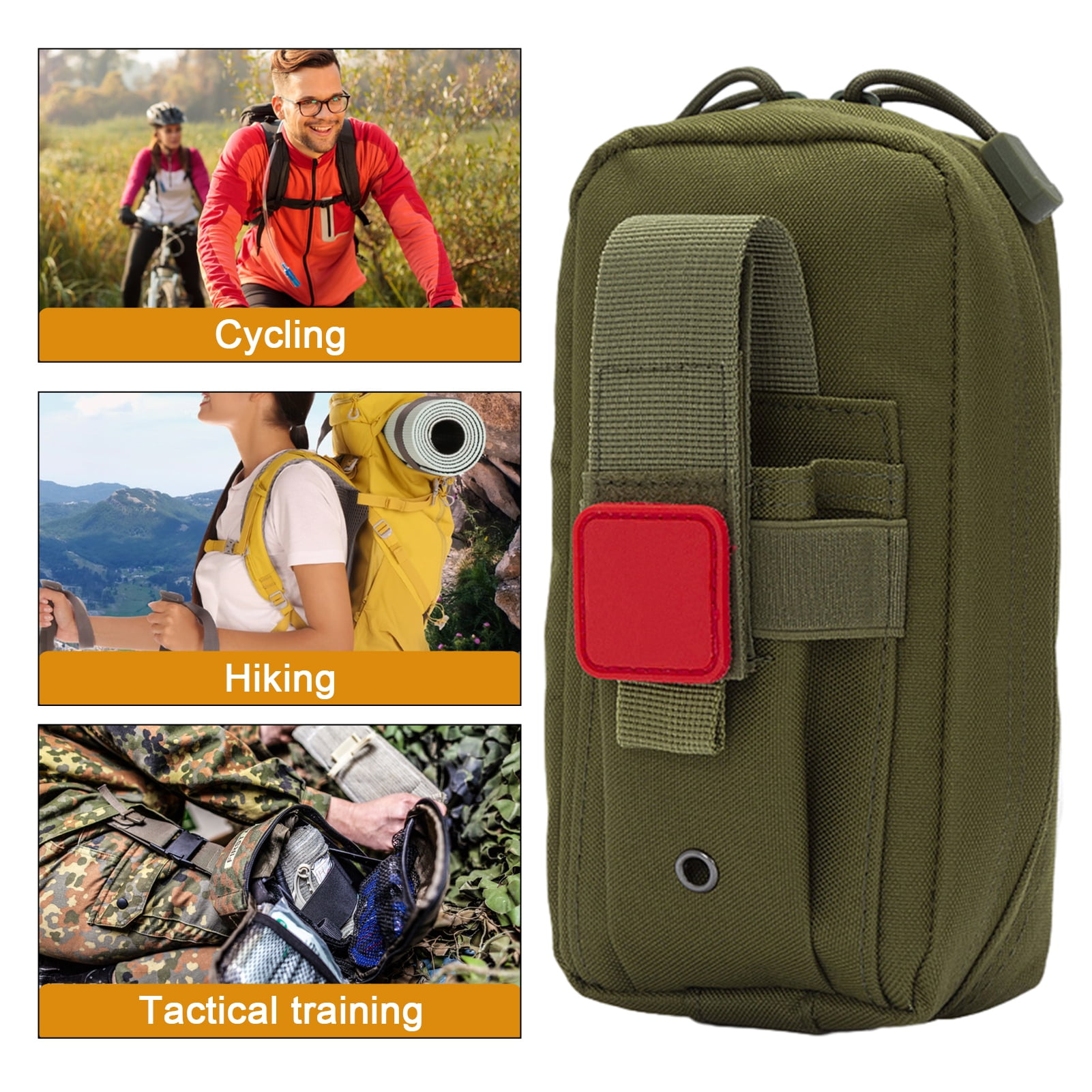 Small First Aid Kit Bag Pouch Empty, Handy Portable for Outdoors ...
