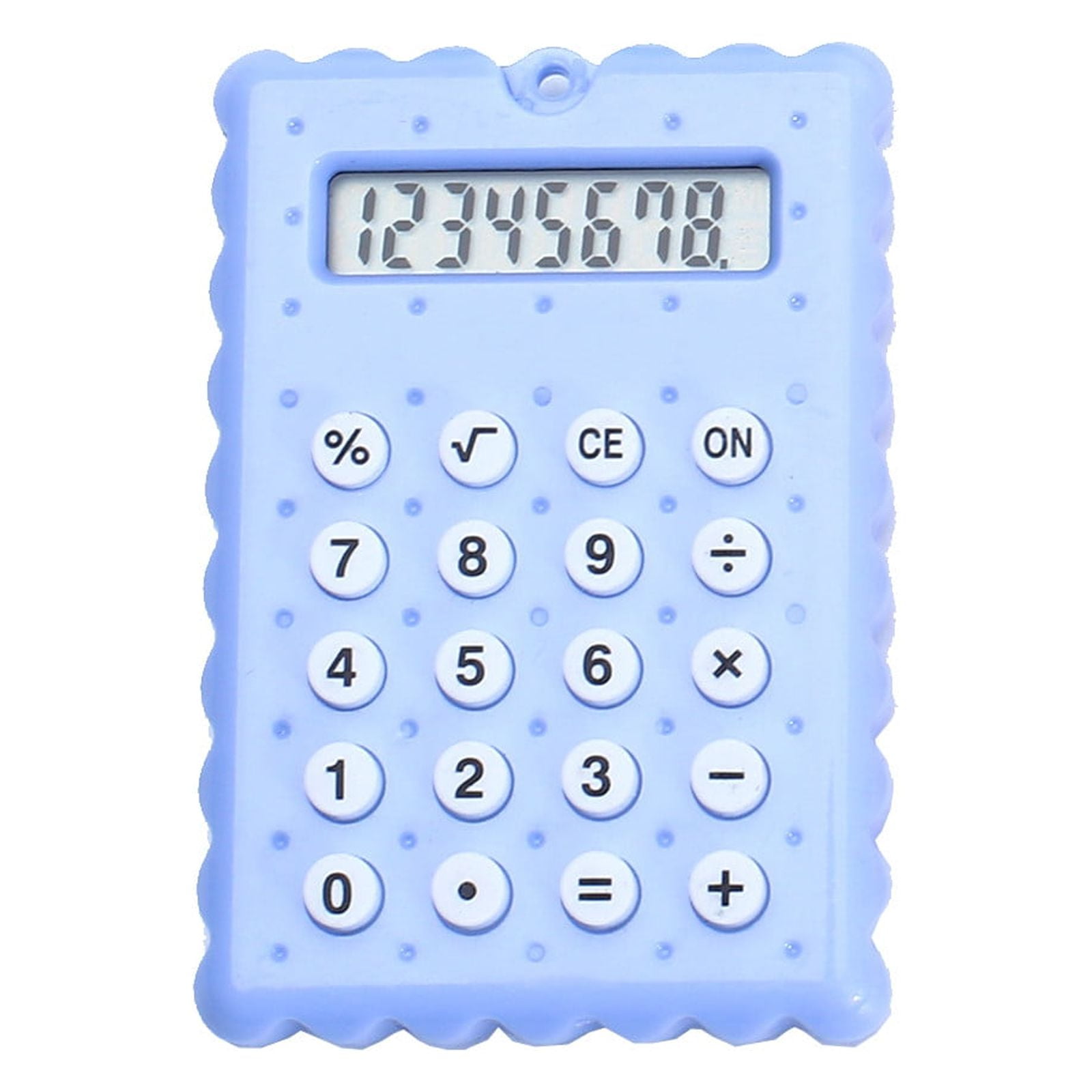 Small Flip Portable Mini Calculator,Keychain Pendant, Solar Powered ...