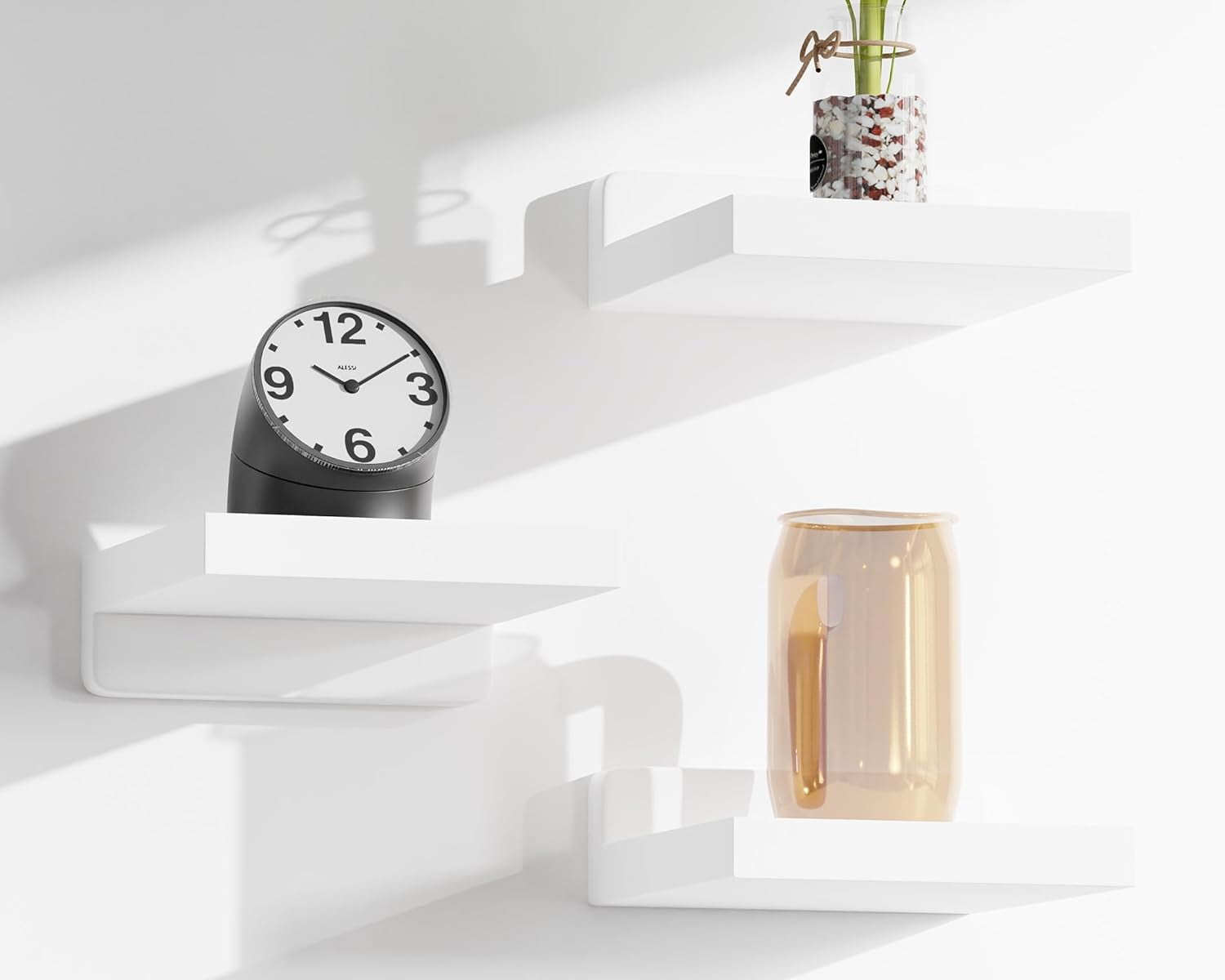 Small Floating Shelves Mini Shelves Hanging Display 5 Inch Wall Shelf ...