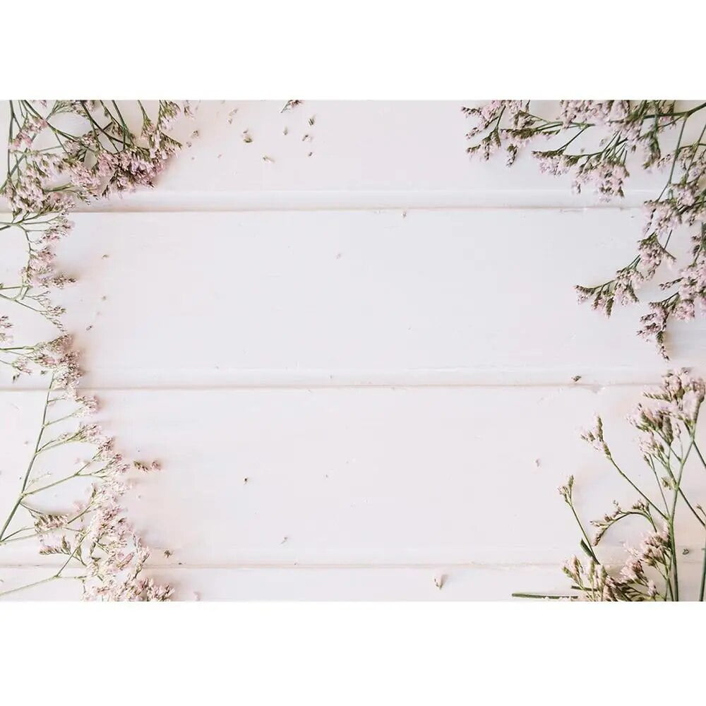 Small Flower Wooden Board Photography Backgrounds Props For Baby Shower ...