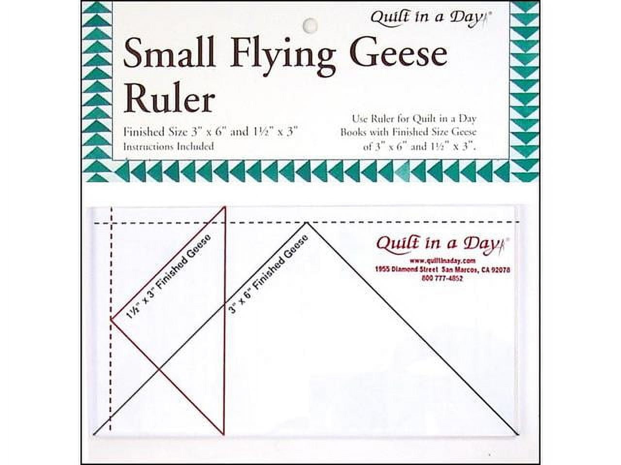 Small Flying Geese Ruler 3 X 6 by Quilt in a Day - Walmart.com