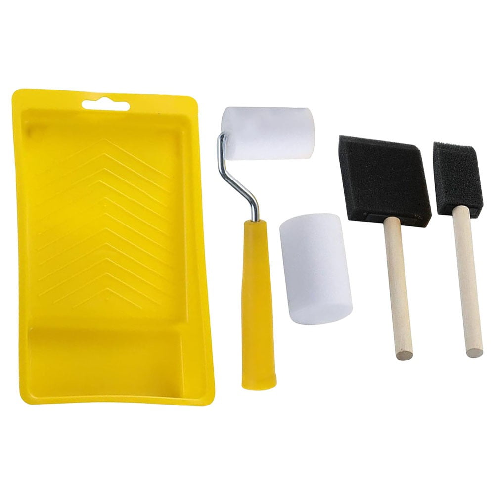 Small Foam Paint Roller Set with Tray for Touch-Ups and Edges - Walmart.com