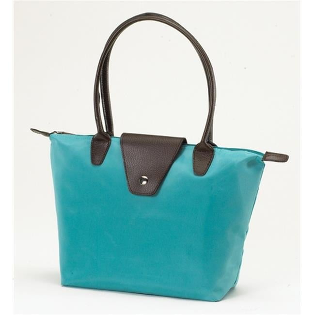 Small Fold-Up Bag - Turquoise, Pack of 2 - Walmart.com