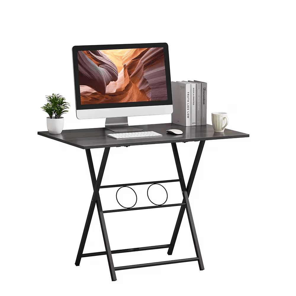 Small Foldable Desk for Small Spaces, Living Room Multifunctional ...