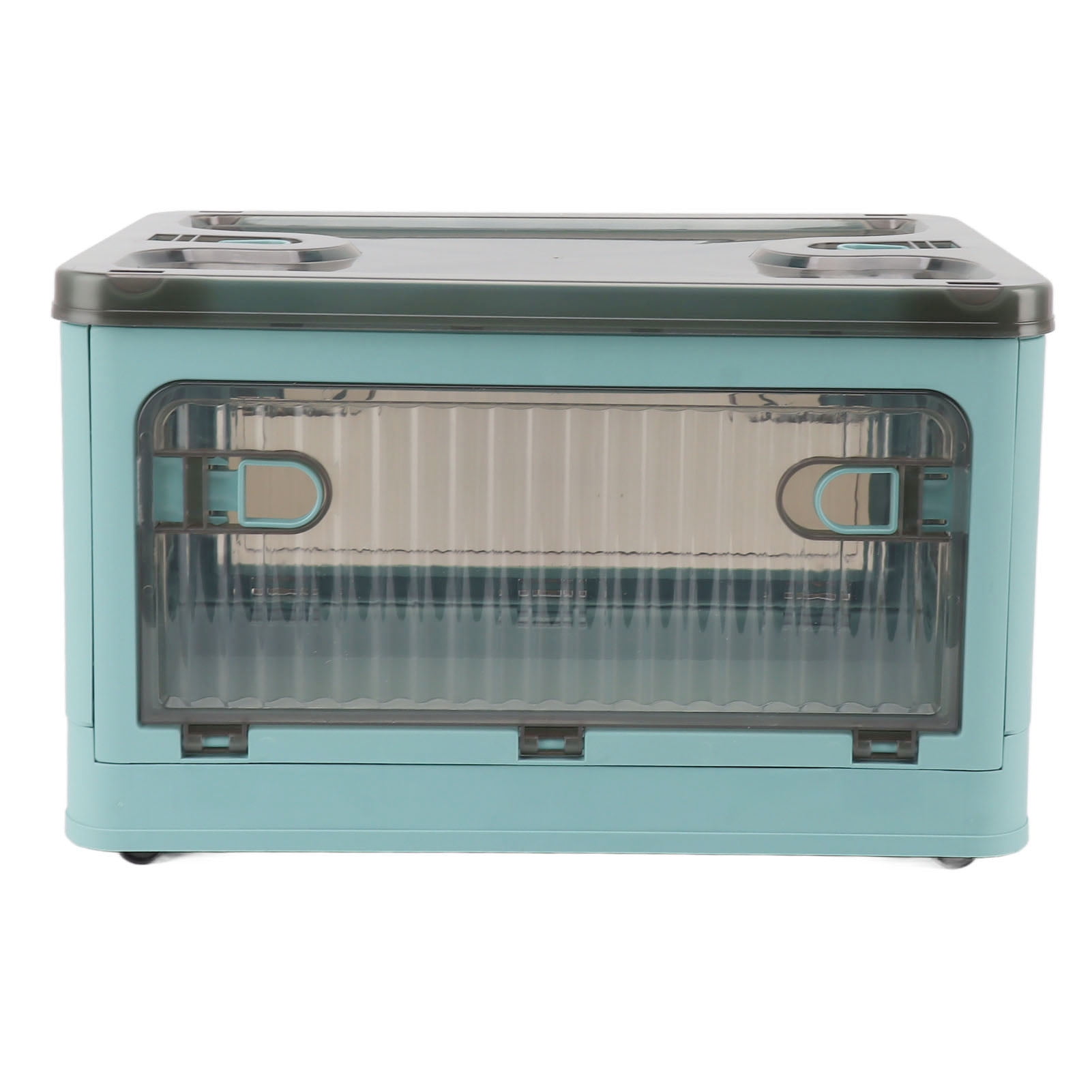 Small Foldable Plastic Storage Box Stackable Storage Bin with Lid for ...