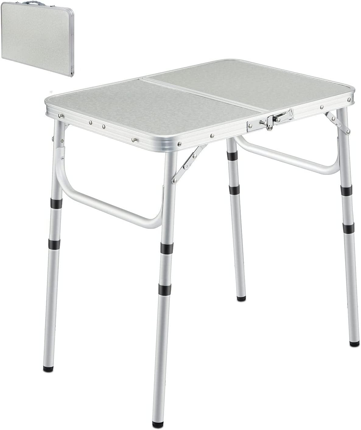 Small Folding Camping Table 2ft, Portable Outdoor Folding Table ...