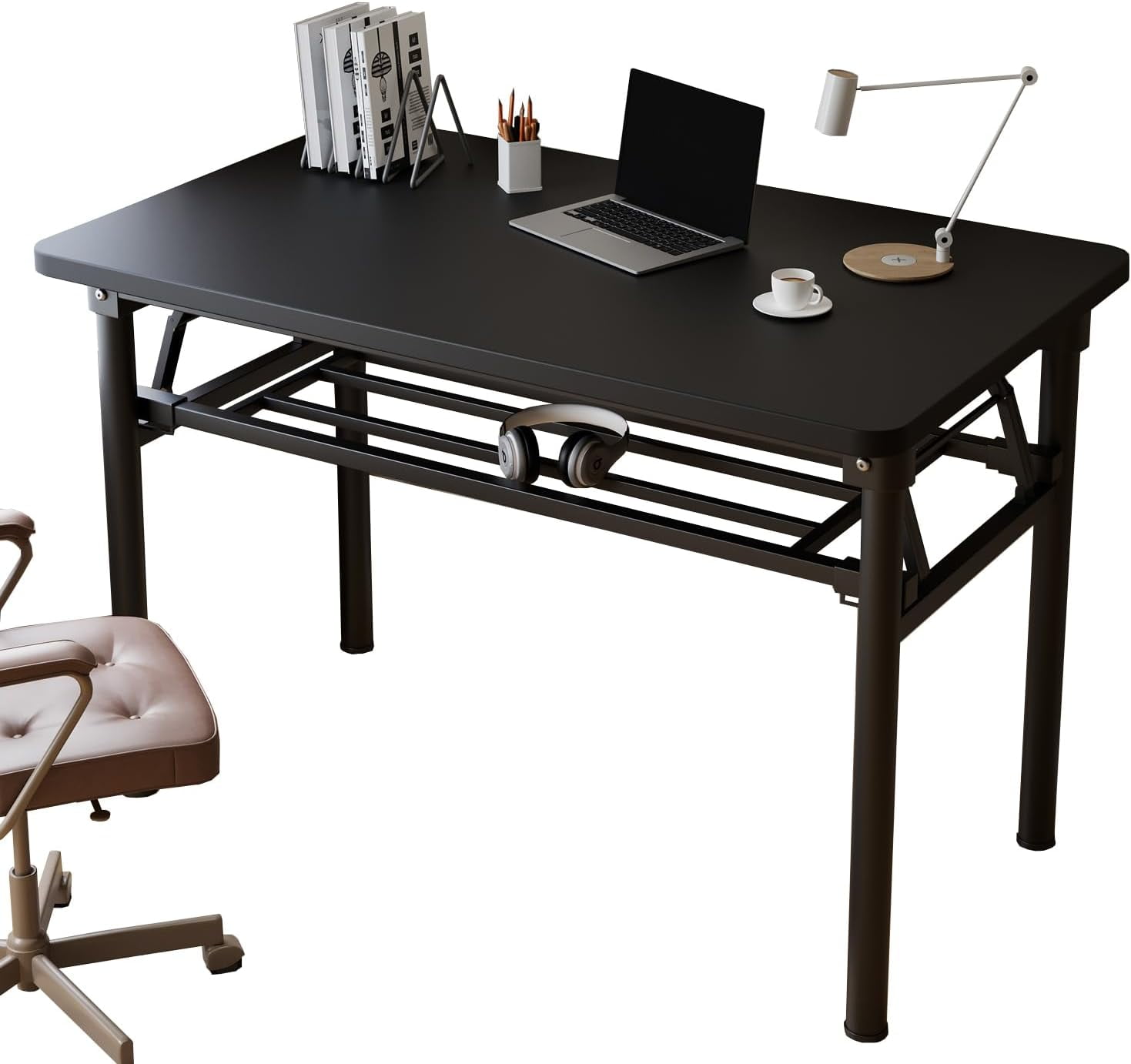 Small Folding Desk No Assembly,31.5 Inch Folding Computer Desk Small ...