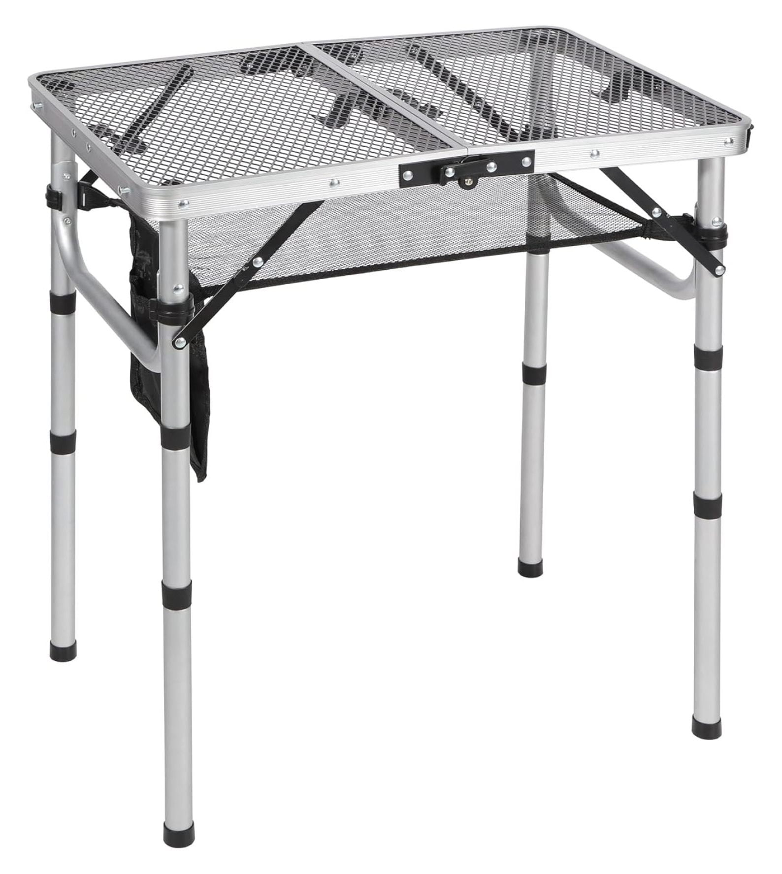 Small Folding Grill Table for Outside, 2Ft Lightweight 4 Height ...